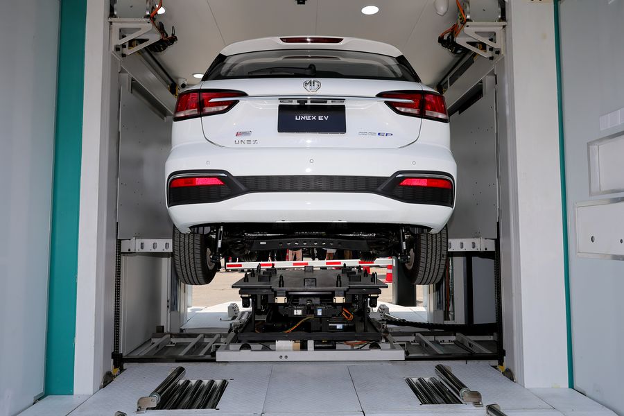 เอ็มจี ร่วมกับ UNEX EV ผลักดันรถอีวีสู่ภาคขนส่งสาธารณะ ชูนวัตกรรมสลับแบตเตอรี่ - Autoliketv